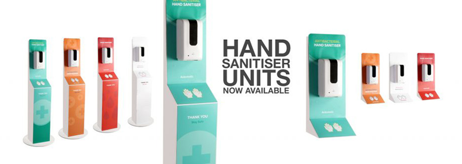 Hand Sanitiser Units Now Available! - Step and Store